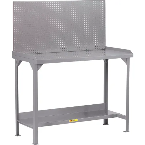 Little Giant® Heavy Duty Welded Workbench, 48 x 30", Pegboard Panel ...