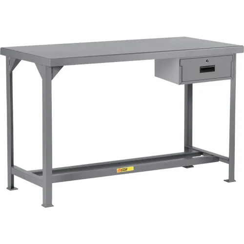 Little Giant® Heavy Duty Welded Workbench, 60 x 30", Open Base, Steel ...