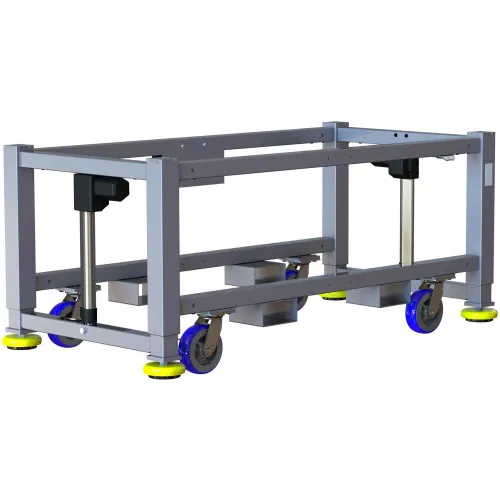 Built Systems Mobile Machine Base, 84"W x 30"D, Gray