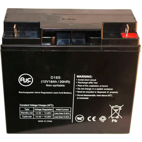 AJC® Pride Mobility BATLIQ1000 AGM 12 Volt 17 Ah 12V 18Ah Battery