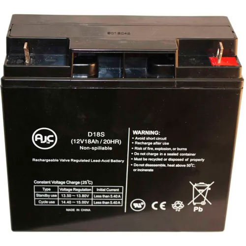 AJC® Power-Sonic PS-12180-PS-12180 12V 18Ah Sealed Lead Acid Battery