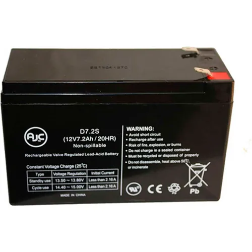 AJC® Parasystems PS-1270-F1 12V 7Ah Sealed Lead Acid Battery