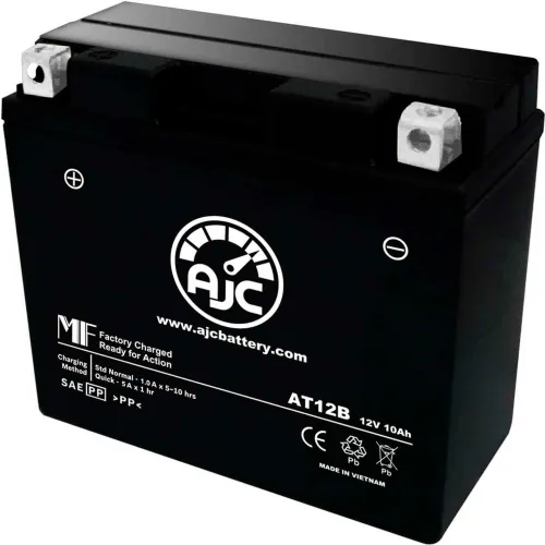 AJC Battery Power Source WP12B-4 Battery, 10 Amps, 12V, E Terminals
