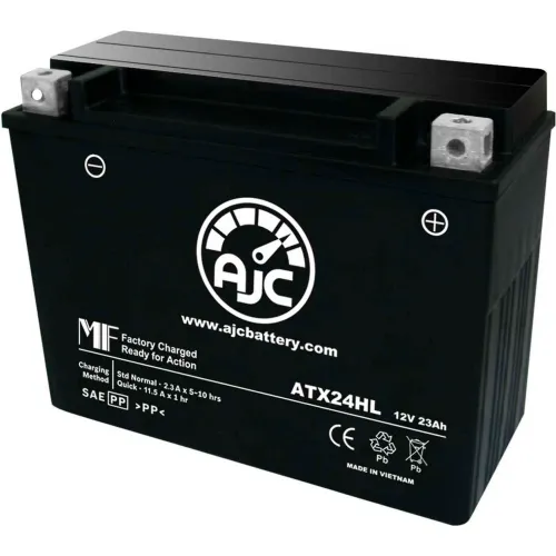 AJC Battery Power Max GTX24HL-BS Battery, 23 Amps, 12V, I Terminals