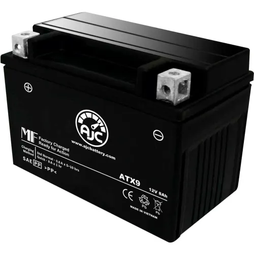 AJC Battery Suzuki AN400 Burgman 400CC Scooter Battery (2003-2016), 8 ...
