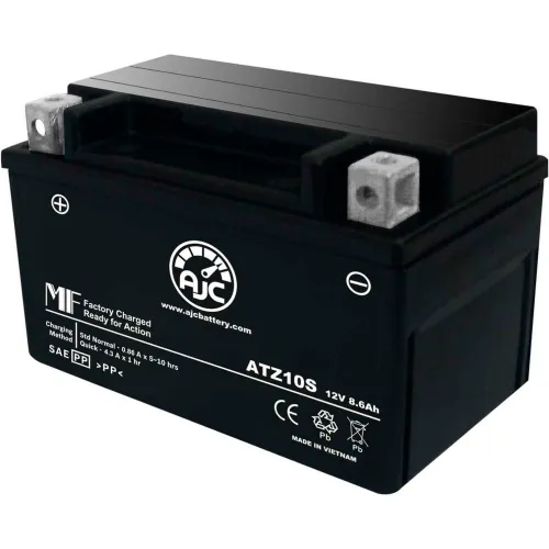 AJC Battery Extreme Battery XTAZ10S Battery, 8.6 Amps, 12V, B Terminals