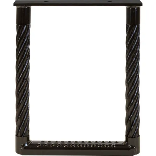 Buyers Cable Truck Step - Perforated Step 15"W x 12"H Black - 5231512
