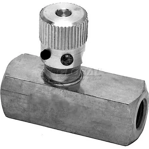 Buyers Flow Control Valve, F800S, 1/2" Steel Flow Control Valve, NPT