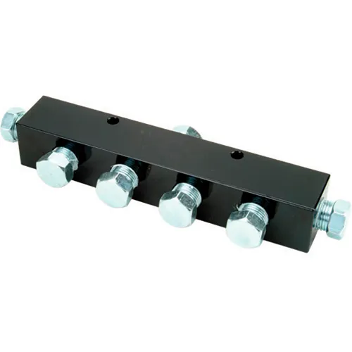 BVA Hydraulic Manifold 7" Long Manifold with 7 Female Ports