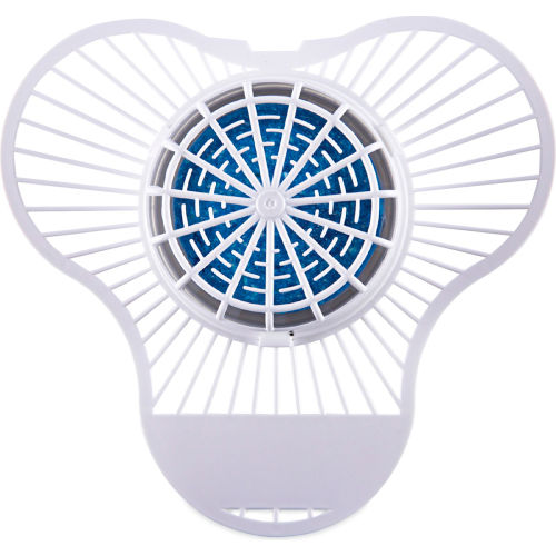 Boardwalk® Urinal Screen with Non-Para Cleaner Block, Green Apple Scent ...