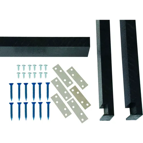 Bradley Locker Base Kit B034518-205 for 3 Lockers 45x18 - Black