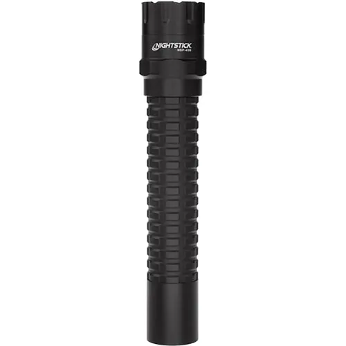 Nightstick Metal Adjustable Beam Flashlight w/Holster - 2 AA - Black ...
