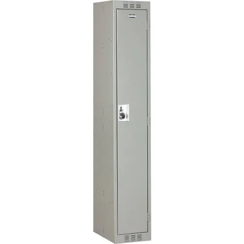 Global Industrial™ 1-Tier 1 Door Locker, Double Pan Door, 12"W x 18"D x ...