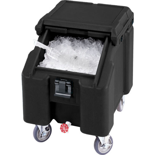 Cambro ICS100L4S110 - Ice Caddies, Black, 100 Lbs. Cap.