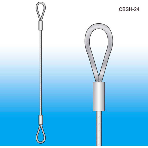 Ceiling Cable Hanging Assembly, 24"L - Pkg Qty 10