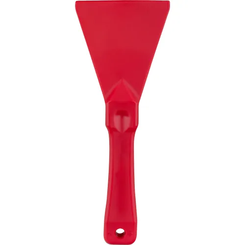 Sparta Handheld Scraper 3", Plastic, Red - Pkg Qty 12