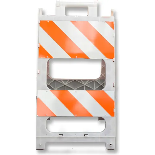 Cortina Plastx Type II Fold Flat Barricade with Direction Indicator, 24 ...