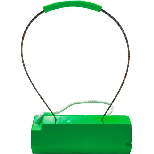 Checkers™ Aviation Chock with Locking Rope, Rubber Pad, Ergo PU Cable ...