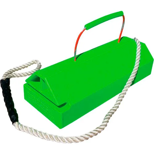 Checkers™ Aviation Wheel Chock w/ Loop Rope, Rubber Pad, PU Cable ...