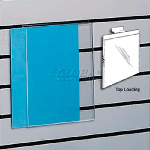 Slatwall Acrylic Sign Holder, 8-1/2"W X 11"H
