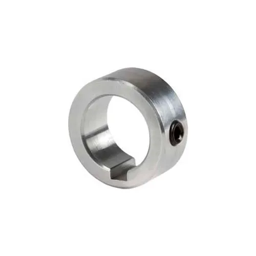 Climax Metal, Set Screw Collar W/Keyway C-100-A-KW, 1" Bore, Aluminum