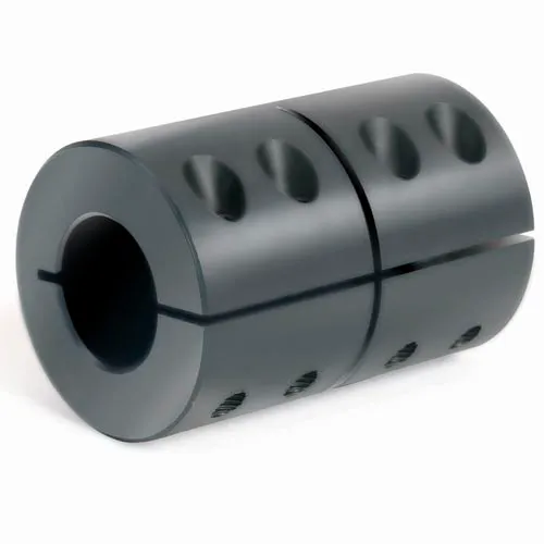 1-Piece Clamping Coupling Recessed Screw, 1", Black Oxide Steel