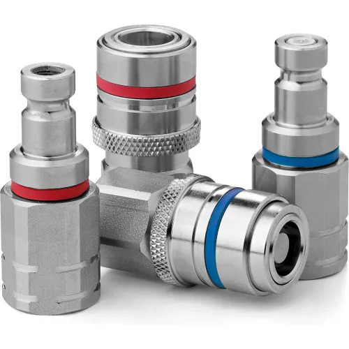 Cejn® Stainless Steel Non-Drip Coupling, 1/4" Body Size, Blue Color ...