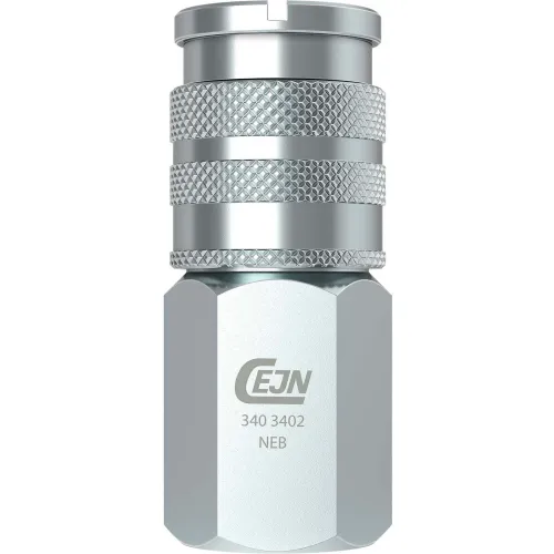 Cejn® Series 340 Breathing Air Coupling, 2-31/100"L - Pkg Qty 3