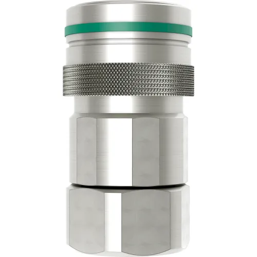 Cejn® Series 667 DN14 Coupling W/ Valve, 2-21/25"L - Pkg Qty 5