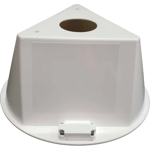 Inventory Control Cone W/ Magnets & Dry Erase Decals, White