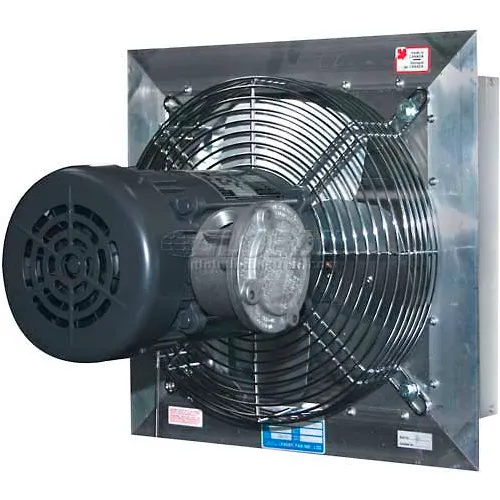 Canarm® 20" Shutter Mounted Exhaust Fan W/ Enclosed Motor, 1/3 HP ...