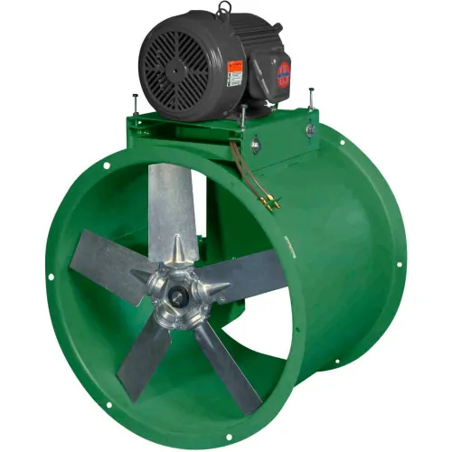 Canarm 36" Single Phase Belt Drive Tube Axial Duct Fan BTA36T10200 2HP ...