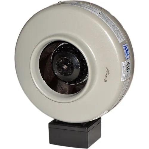 Canarm® DFRC-ES Series 5" In-Line Round Duct Fan 120V, Energy Star