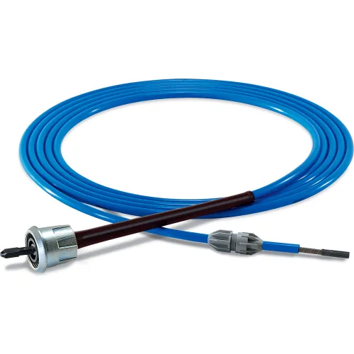 Goodway® Nylon Casing Flexible Shaft For 7/16" - 1/2" ID Tubes, 25'L