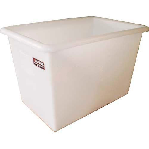 Dandux FDA Approved Plastic Bulk Container, Smooth Wall, 6 Bushel, Natural