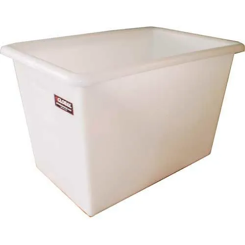Dandux FDA Plastic Bulk Container, Smooth Wall, 6 Bushel, 32"L x 22"W x ...