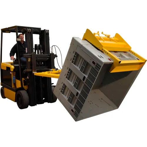 Truck Powered Crate Turner-Dumper - 3000 Lb. Capacity
