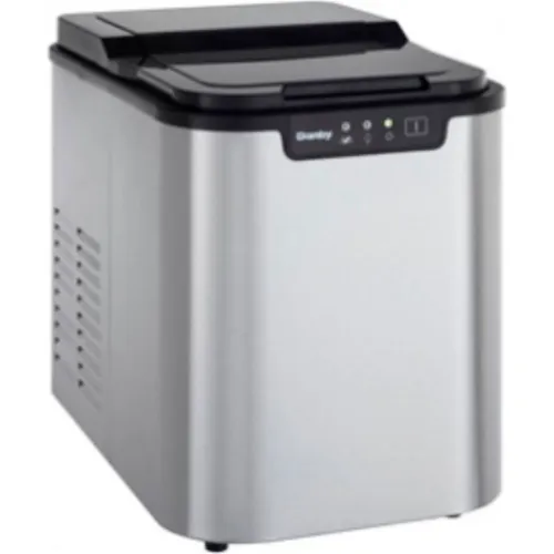 Danby® Countertop Ice Maker, Portable, Makes 25 lb. Per Day, Black & Silver