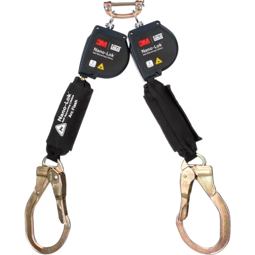3M DBI-SALA Nano-Lok Twin-Leg Arc Flash Self-Retracting Lifeline, Web ...