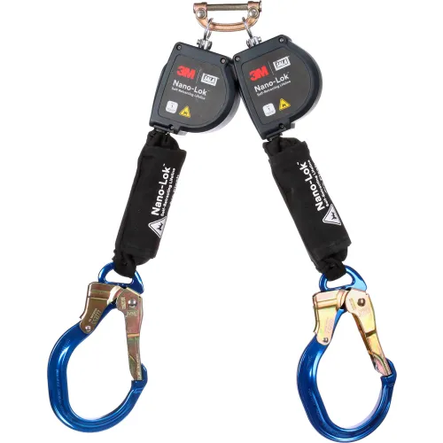 3M™ DBI-SALA Nano-Lok Twin-Leg Arc Flash Self-Retracting Lifeline, Web ...