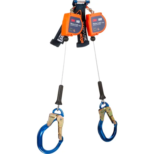 3M DBI-SALA Nano-Lok Edge Twin-Leg Personal Self Retracting Lifeline ...