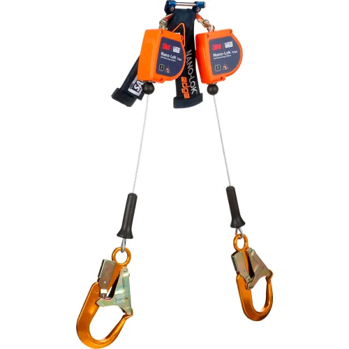 3M™ DBI-SALA Nano-Lok Edge Twin-Leg Personal Self Retracting Lifeline ...