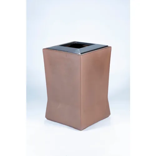 Commercial Zone® ModTec™ Trash Container w/ Open Top Lid, 20 Gal Cap ...