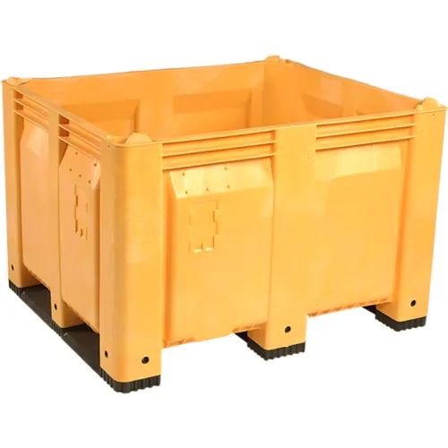 Decade M40SYL1 Pallet Container Solid Wall 48x40x31 Long Side Runners ...