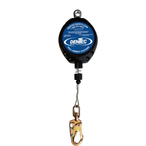 Dentec Safety® Self Retracting Lanyard w/ Swivel Load Indicator Hook ...