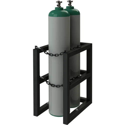Durham Mfg.® Vertical Gas Cylinder Rack, 2 Vertical Cylinders Capacity ...