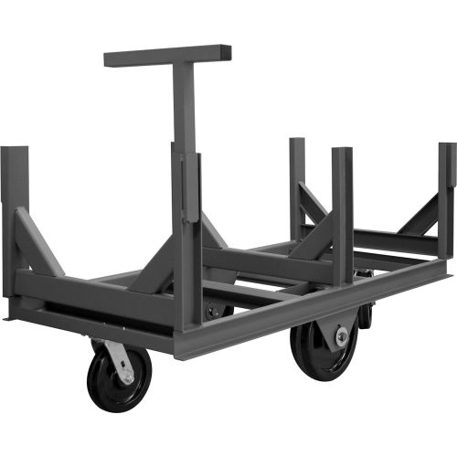 Durham Mfg® Bar Cradle Truck, Steel, 5000 lb. Capacity, 60"L x 28"W x ...