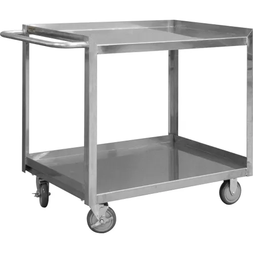 Durham Mfg® Stock Cart, Stainless Steel, 1200 lb. Capacity, 36-7/16"L x ...