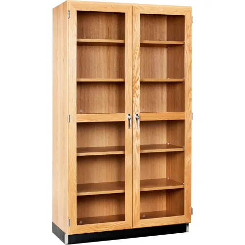 Diversified Spaces Access Tall Storage with Glass Doors, 36"W x 22"D x ...
