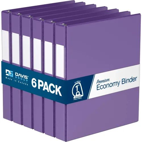 Davis Group Premium Economy Non-View Binder, Holds 225 Sheets, 1" D ...